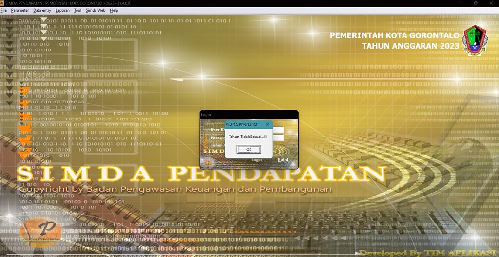 Login tahun anggaran - Simda Online Indonesia